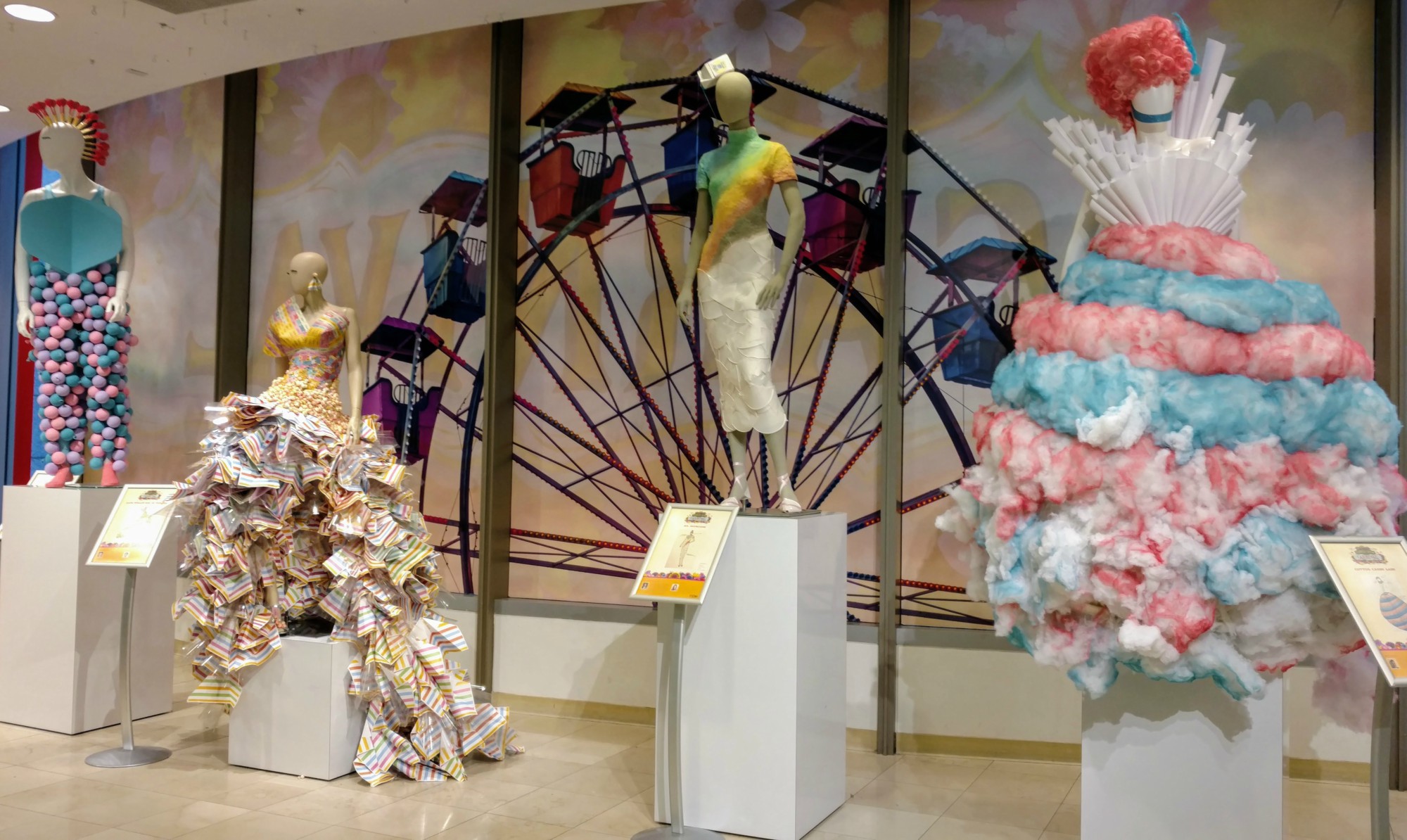 FIDM Students Visual Merchandising installation Macys Flower Show – E D G E